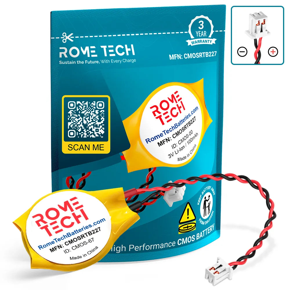 RTC CMOS Battery for Sager NP8650 – Rome Tech