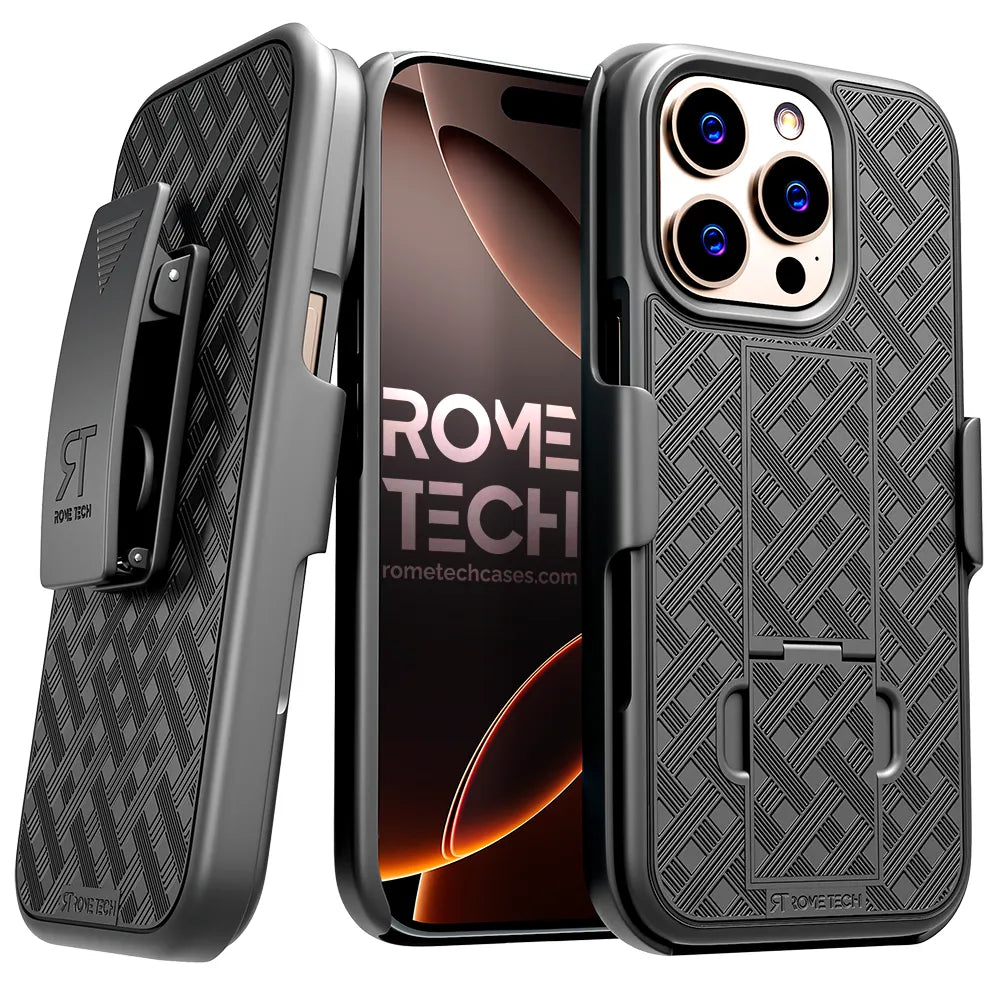 Apple iPhone 16 Pro Max Belt Clip Holster Phone Case – Rome Tech
